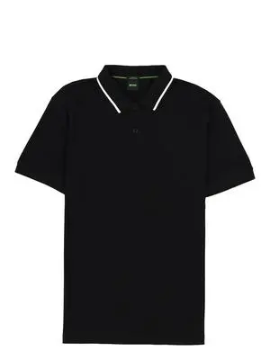 BOSS Classic Cotton Polo Shirt - Black