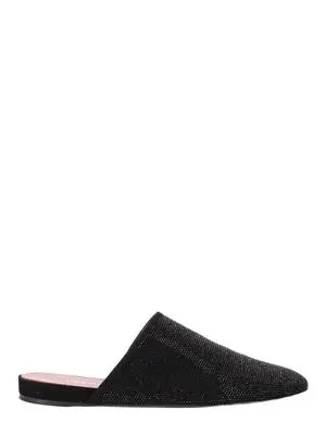 Premiata Embellished Flat Mule With Pointed Toe - Black