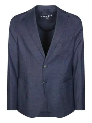 CIRCOLO 1901 Cotton-linen Blazer - Blu