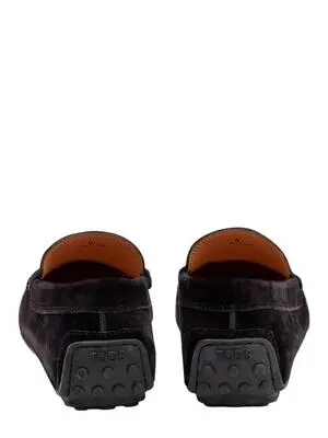 TOD`S Tod's Classic Leather Loafers With Rubber Sole - Nero