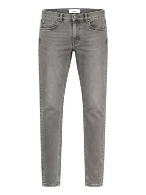 LARDINI Button-fastening Slim Fit Jeans - Grey