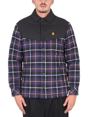 MARCELO BURLON COUNTY OF MILAN Long-sleeved Shirt - Blue