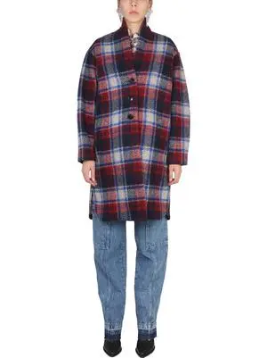 MARANT ETOILE MARANT ÉTOILE Vania Plaid Cropped Jacket