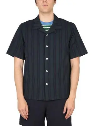 Howlin' Bowling Neck Cotton Shirt - Multicolour