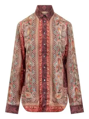 PIERRE-LOUIS MASCIA PIERRE LOUIS MASCIA Printed Silk Shirt