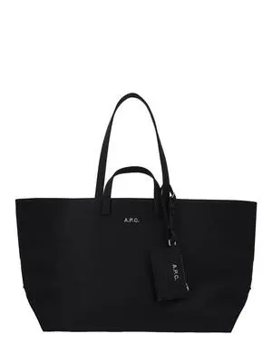A.p.c. Le Drummer Canvas Tote Bag - Black