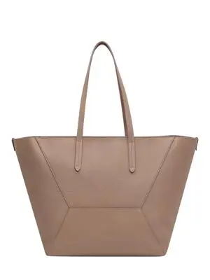 Brunello Cucinelli BRUNELLO CUCINELLI Leather Tote Handbag Antilope