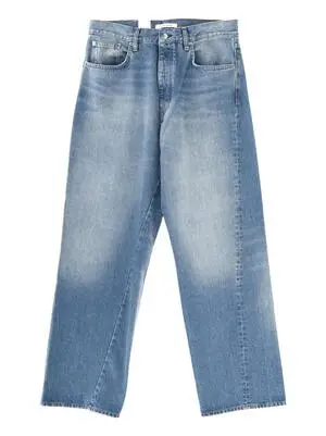 SUNFLOWER Relaxed Wide-leg Jeans - Denim