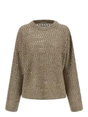 BRUNELLO CUCINELLI BRUNELLO CUCINELLI Crew Neck Micro Sequin Sweater
