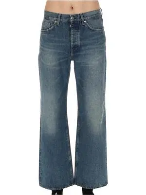 SUNFLOWER Relaxed Fit Wide-leg Jeans - Blue