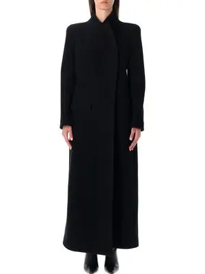 TOM FORD Long Tailored Wool Jacket - Black