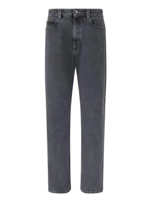 FERRARI Dark Wash Straight Leg Jeans - Grey