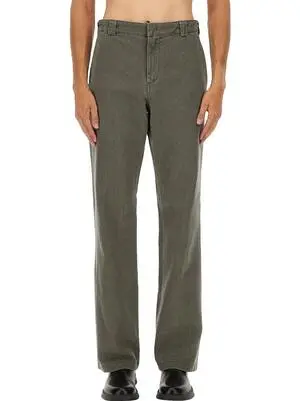 Aspesi Side-pocket Cotton Trousers - Grey