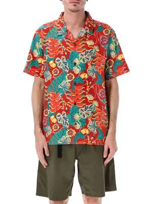 Patagonia Tropical Short-sleeve Camp Collar Shirt Size - Red