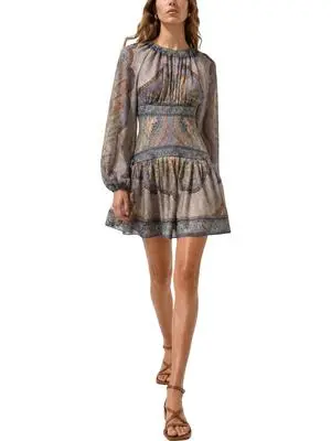 Zimmermann Wanderlust Paisley Print Mini Dress - Multicolour