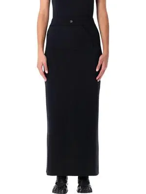 Coperni COPERNI Organic Cotton Jogging Skirt Black