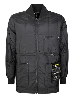 Taion Quilted Padded Bomber Jacket - Nero
