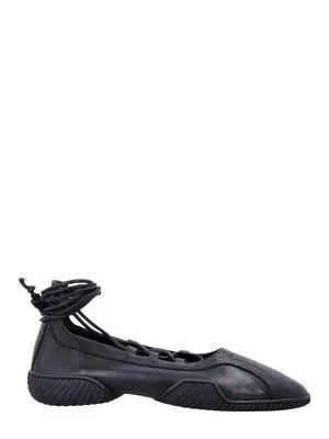 MIISTA Averie Lace Ballerina Flats - Black