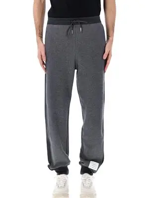 Thom Browne Mid-rise Track Trousers - Grey