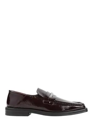 Martine Rose Square-toe Leather Loafers - Brown