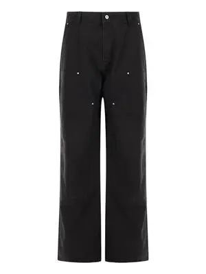 REPRESENT Wide-leg Carpenter Pants - Black
