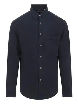 Canali Linen Shirt - Blue