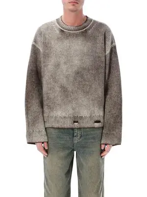 REPRESENT Reversible Fade Out Knit Sweater - Brown