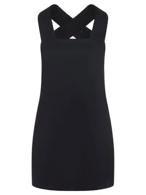 KHAITE KHAITE Cross-Over Backless Mini Dress