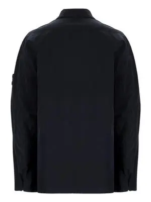 Stone Island Cotton Stretch Overshirt - Blue