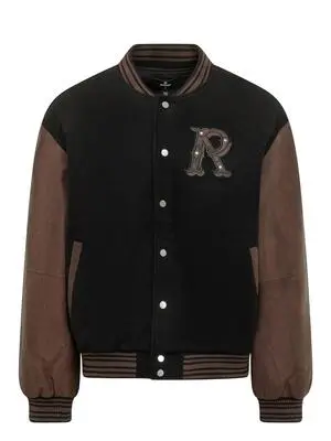 REPRESENT Oversized Jacket With Statement Sleeves - Jet Black