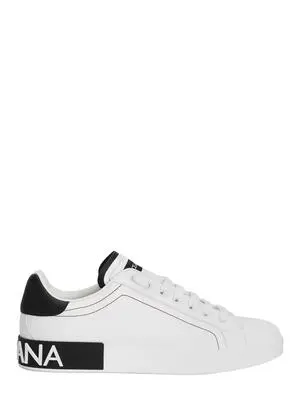Dolce & Gabbana DOLCE & GABBANA Calfskin Nappa Sneakers White