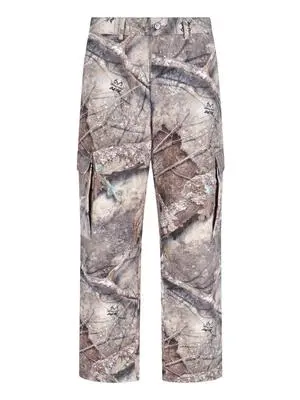 REPRESENT Cargo Pants Camouflage Print, Straight Leg - Multicolour