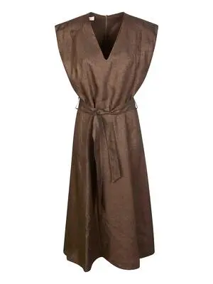 Incotex Linen Suit - Marrone