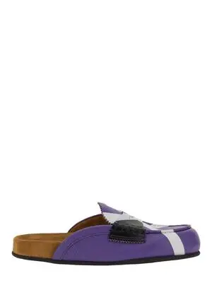 COLLEGE Sabot With Iconic X Detail