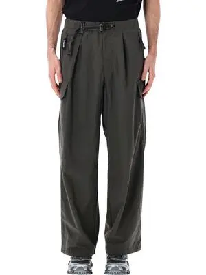 AND WANDER Multiple Pocket Cargo Pants - Charcoal