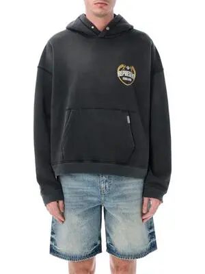 REPRESENT Box Fit Angel Hoodie - Stained Black