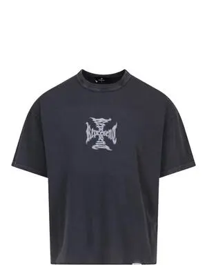 REPRESENT Graphic Oversized T-shirt - Black