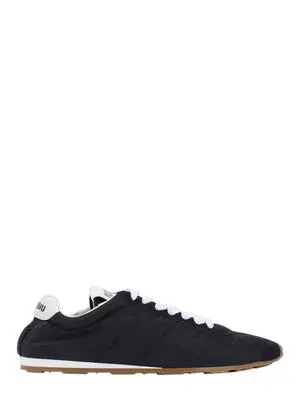 Miu Miu Lace-up Polyamide Sneakers - Blue