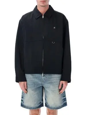 REPRESENT Lightweight Box-fit Overshirt For - Jet Black