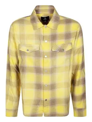 REPRESENT Vintage Flannel Pocket Shirt - Giallo