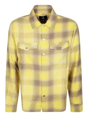 REPRESENT Vintage Flannel Pocket Shirt - Giallo