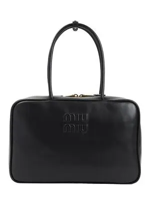 Miu Miu Calf Leather Mini Handbag - Black