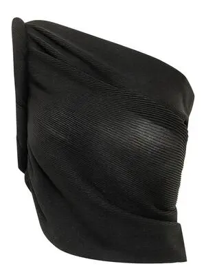 Alberta Ferretti Draped Mini Top - Nero