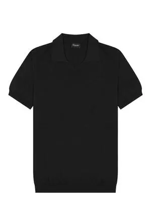 DRUMOHR Collared T-shirt - Black