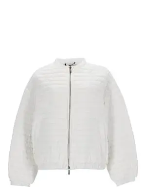 MOORER Zip-up Quilted Jacket - Beige