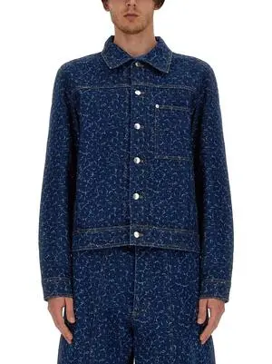 Maison Kitsuné Printed Jacket - Denim