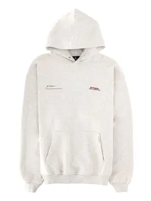 REPRESENT Graphic Cotton Hoodie - Beige