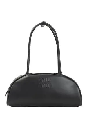 Miu Miu Medium Leather Handbag - Black