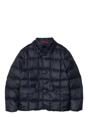 FAY Boys' Quilted Down Jacket - Blue