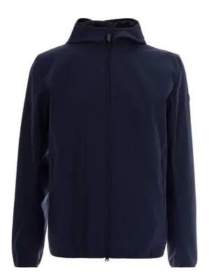 COLMAR Hooded Zip Front Technical Jacket - Navy Blue
